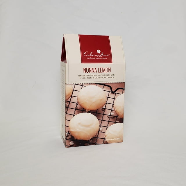Cookies Con Amore Handmade Italian Cookies Nonna Lemon 6oz - Pack of 3 ...