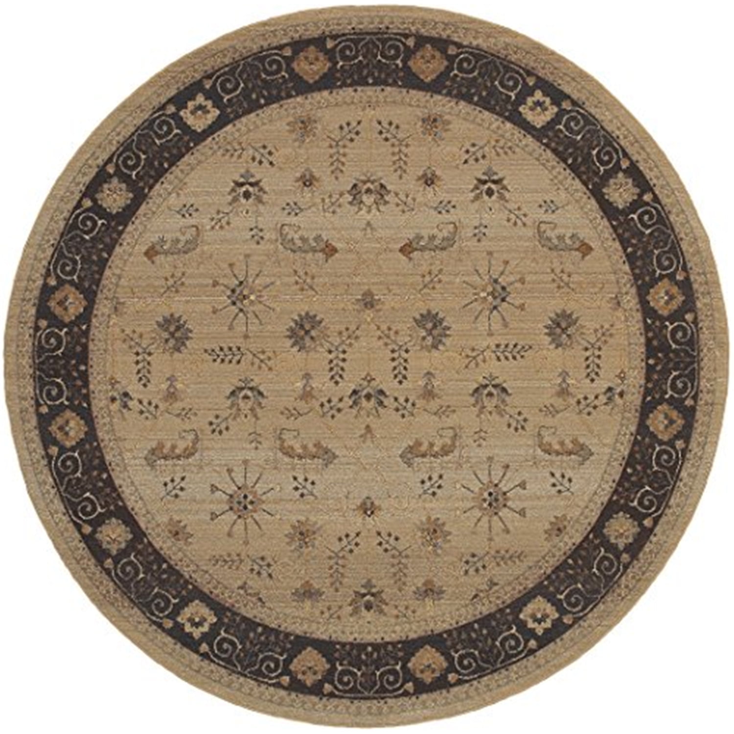 Sphinx Genesis Area Rug 112M1 Beige Persian Leaves - Walmart.com