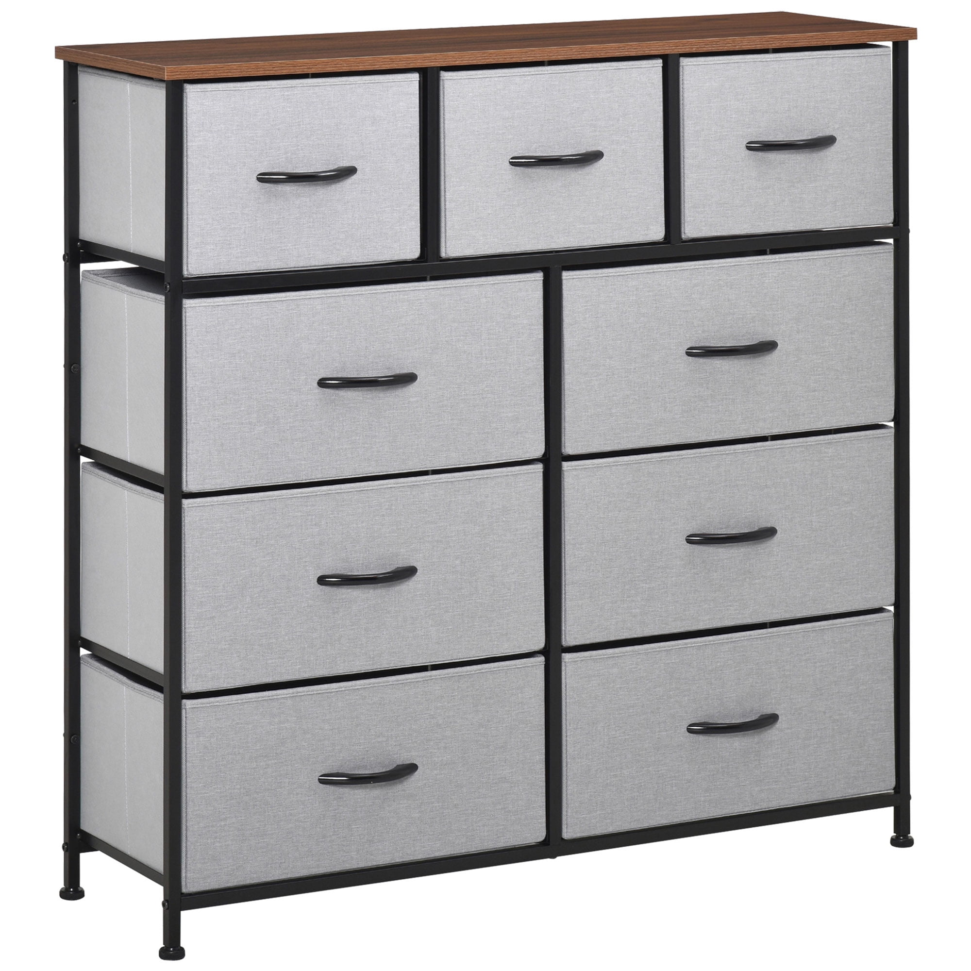 Click here for Homcom 9 Drawers Storage Chest Dresser Foldable Fa... prices
