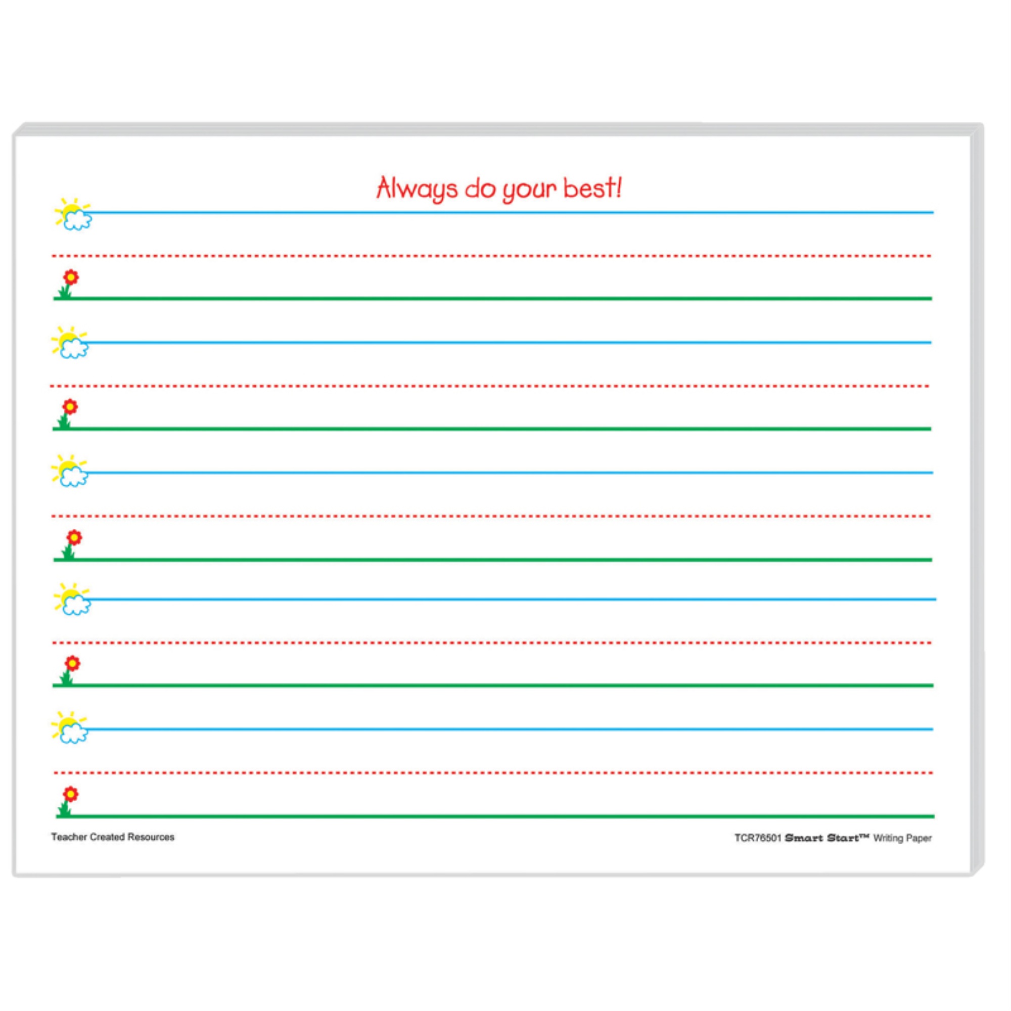 Smart Start K-1 Writing Paper: 100 Sheets | Bundle of 5 - Walmart.com