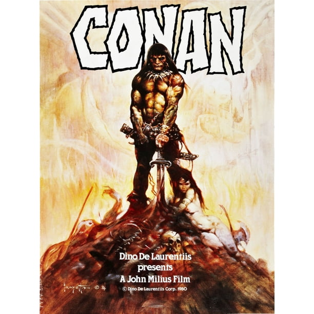 Conan The Barbarian Poster Frazetta Art 27inx40in any room 27x40 Square ...