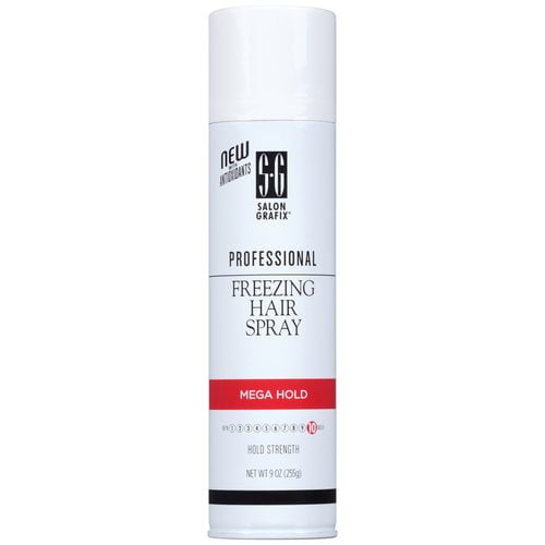 Salon Grafix Professional Mega Hold Freezing Hair Spray, 9 oz - Walmart ...
