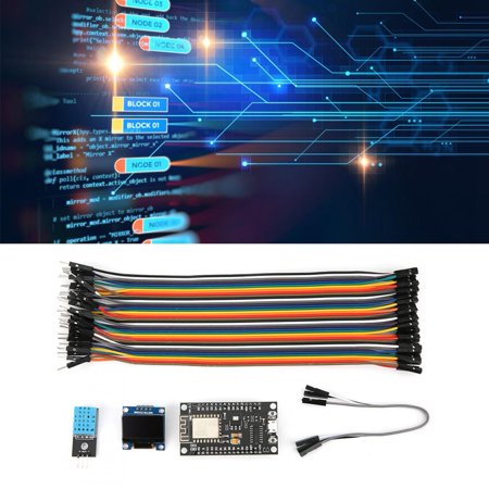 Henmomu ESP8266 Development Board,WiFi ESP8266 Starter Kit 0.96in Display Sensor Module For ...