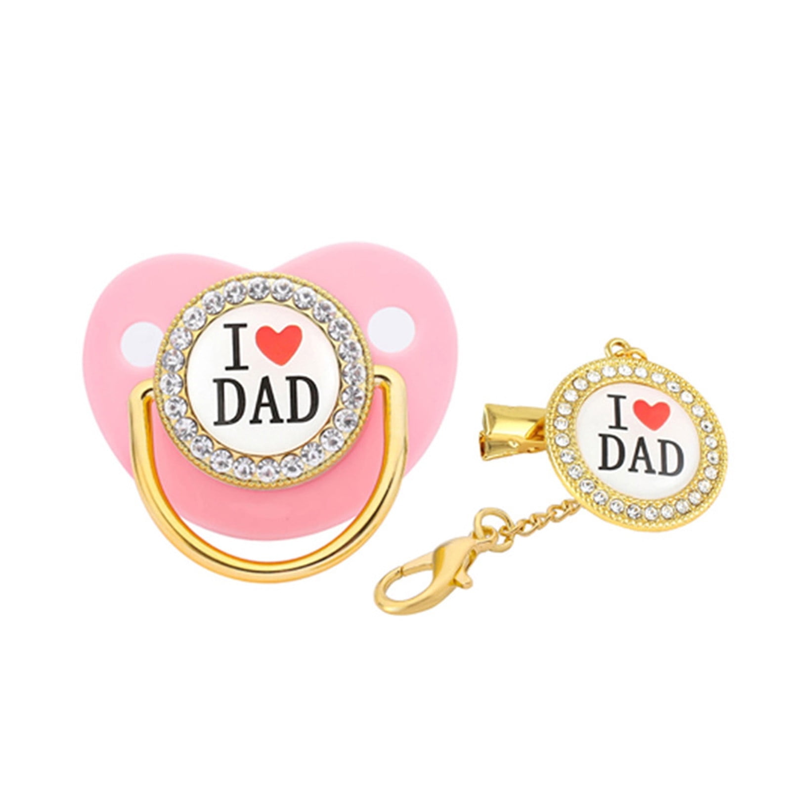 Moocorvic Baby Pacifier, Personalized Pacifier and Pacifier Clip Set ...