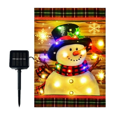 OUNONA US Flag Solar Light for Outdoor Decoration EnergySaving LED ...