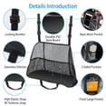 Car Net Pocket Handbag Holder TeqHome Car Storage Netting Pouch for ...