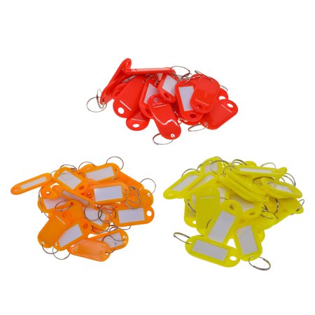 150 Pack Key Tags Metal Name Label Car Tags Key Identifiers with Split ...