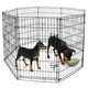 Blue Beagle Pet Exercise Pen, 36" Large Indoor & Outdoor Playpen for ...