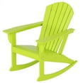 Portside Outdoor Poly Plastic Adirondack Rocking Chair - Walmart.com
