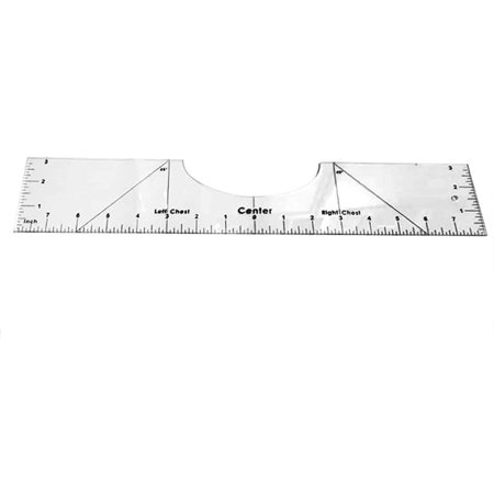 T-Shirt Ruler Guide Tool Transparent Acrylic T-Shirt Guide Ruler Vinyl ...