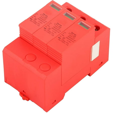 DC Power Protector, 3P 3.0KV DC Power Surge Protection Circuit Breaker ...