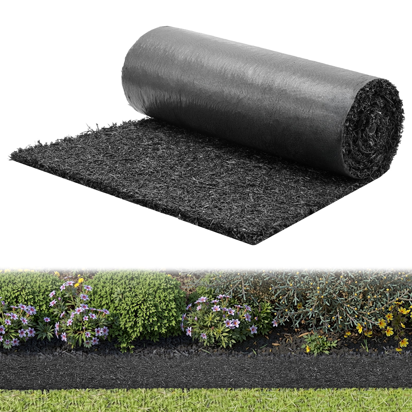 Click here for Vevor Rubber Mulch Mat Roll  96 X 24 In Recycled R... prices