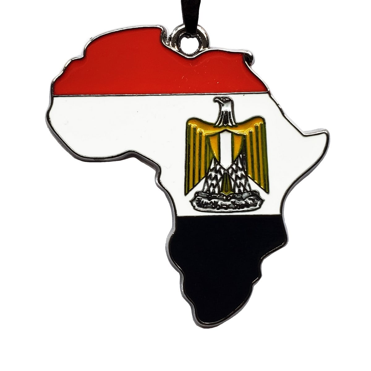 Egypt Flag Pendant Necklace Africa Map Chain by Dupsie's - Walmart.com