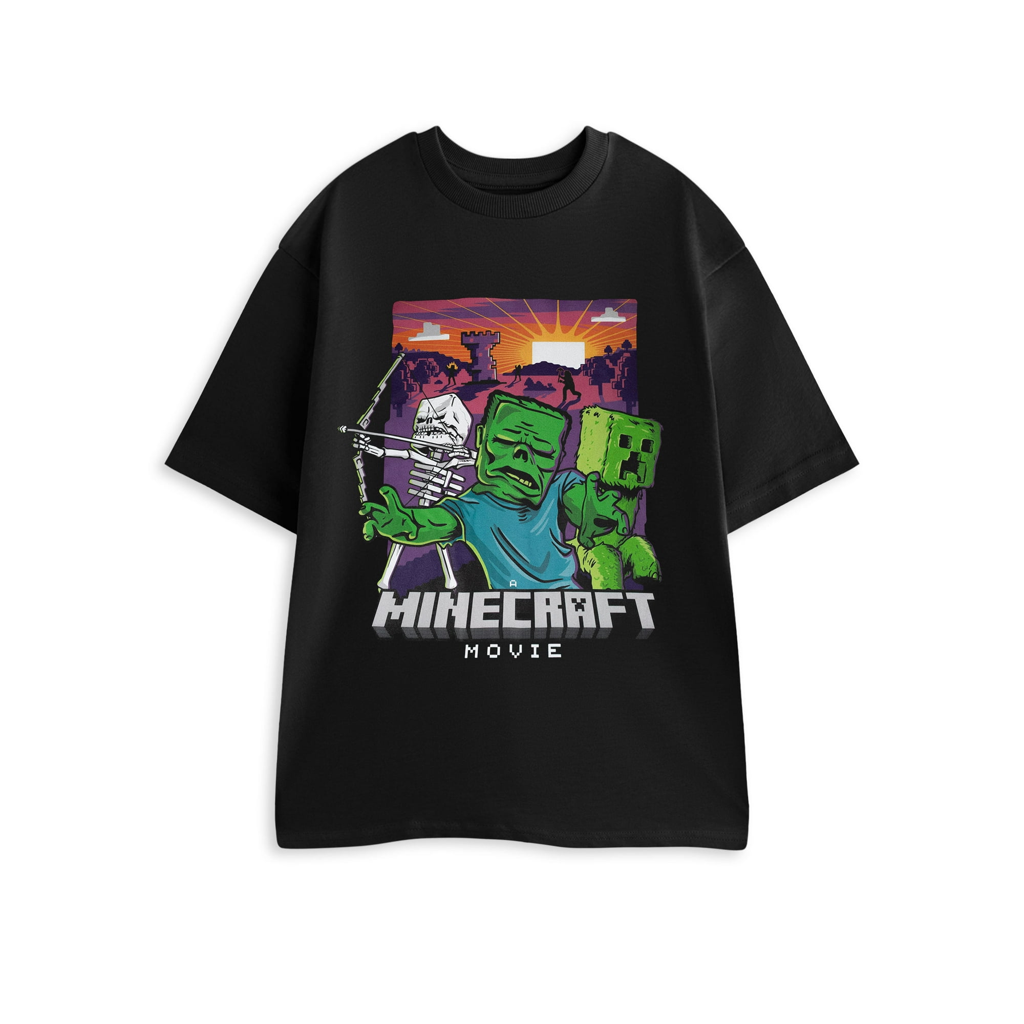 Click here for Minecraft Mens Black Short Sleeved T-Shirt prices