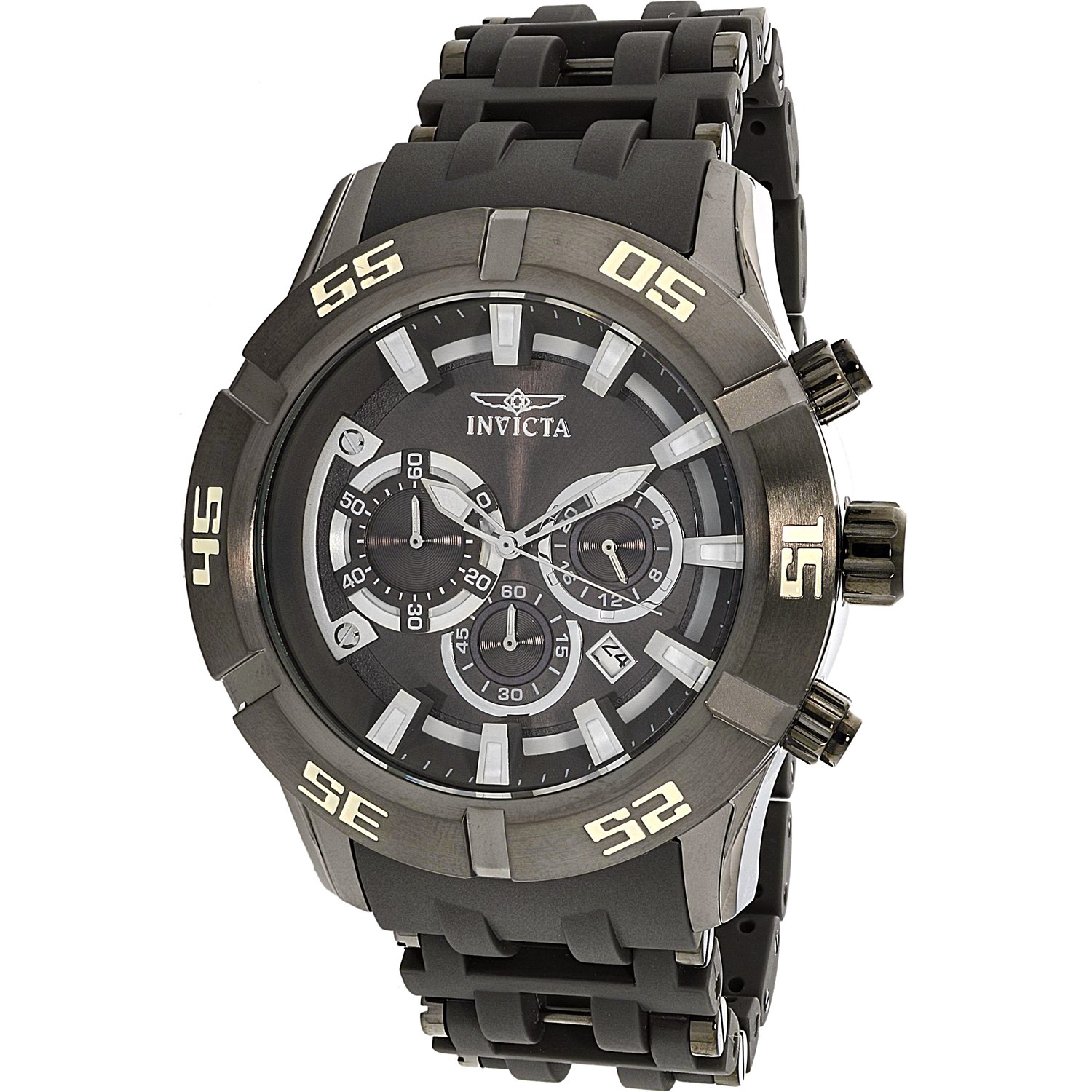 Invicta Men's Sea Spider 21820 Silver Plastic Swiss Chronograph Fashion ...