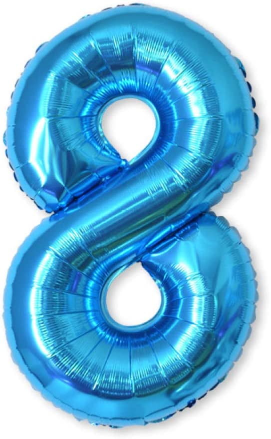 40in Blue Foil Number Balloon - Perfect for Celebrations - Walmart.com