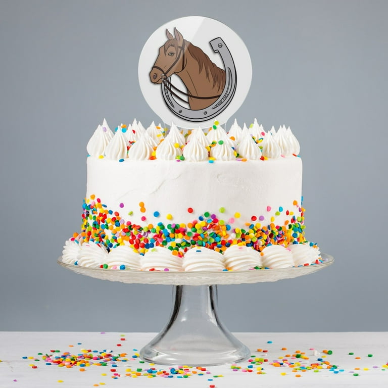 Horseshoe Wedding Cake Toppers
