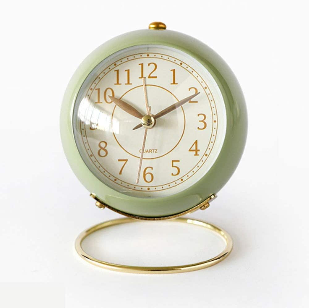 Small Table Clocks, Classic Non-Ticking Tabletop Alarm Clock Battery ... Small Table Clocks, Classic Non-Ticking Tabletop Alarm Clock Battery ...