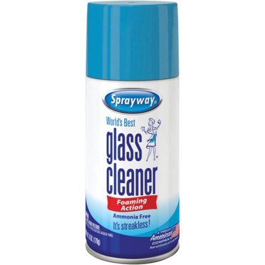 Sprayway Foaming Window Glass Cleaner, Streak-Free Shine, 19oz, Pack of ...