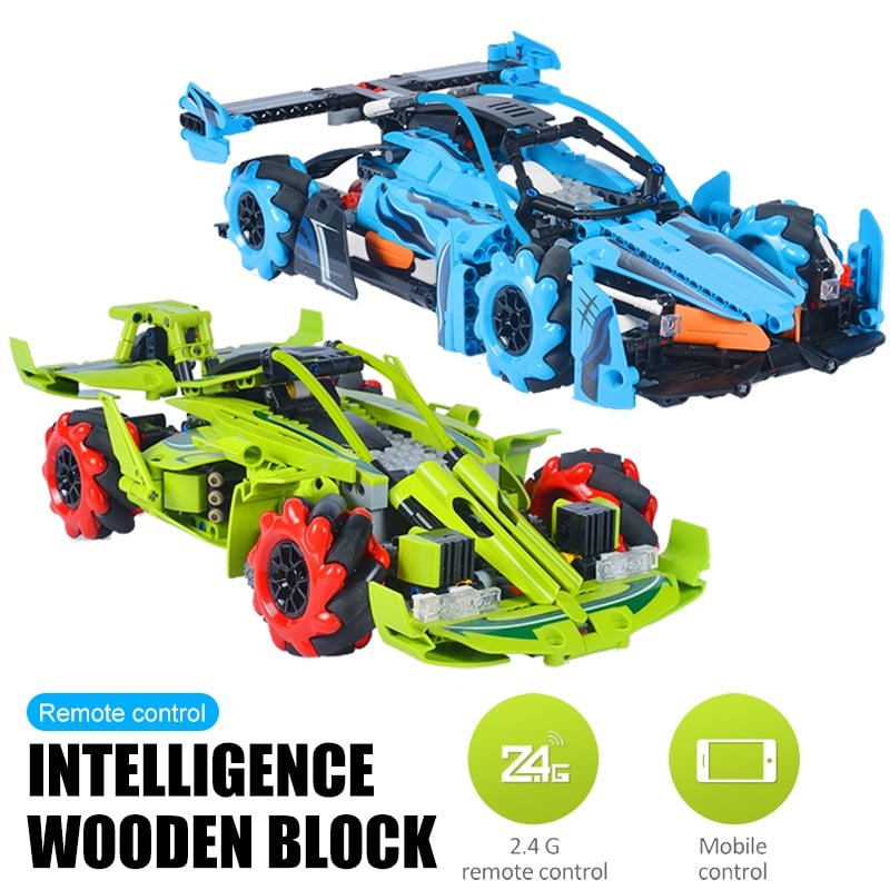 LNKOO 2.4 Ghz Remote Control Car Building Kits, DIY RC Race Building ...