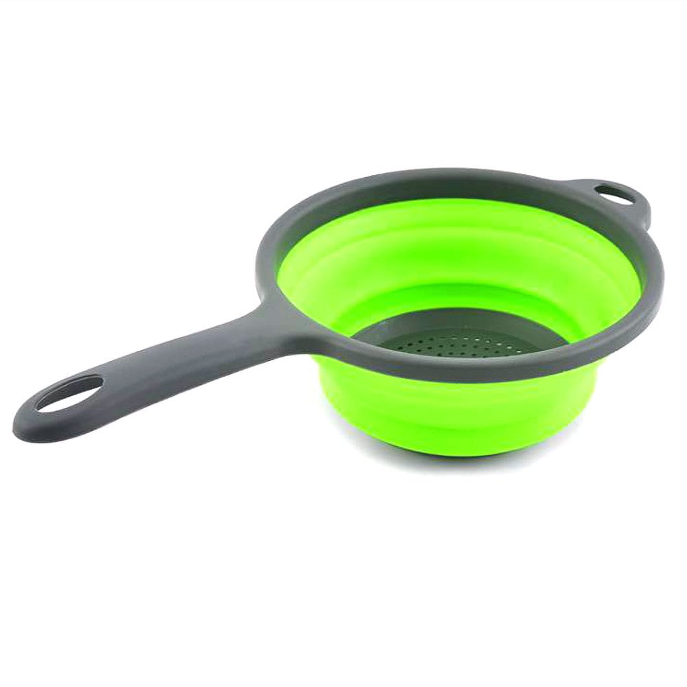 Portable Collapsible Colander,Food-Grade Silicone Drain Baskets ...