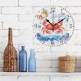 10" Artistic Round Wall Decorative Desk Clock Wall Clock Home Decor ...