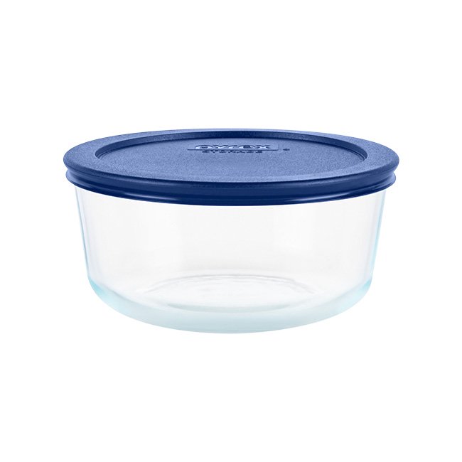 Pyrex® Simply Store Glass Storage Container, Round, 4 Cup - Walmart.com ...