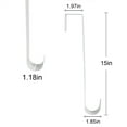 Gamexcel 15 in Metal Wreath Hanger, Over-the-Door Hook for Front Door ...