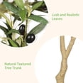 6ft Artificial Olive Tree with Branches and Fruits for Indoor Floor ...