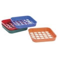Coin Sorter Trays Plastic Construction Assorted Colors Coin Counters ...