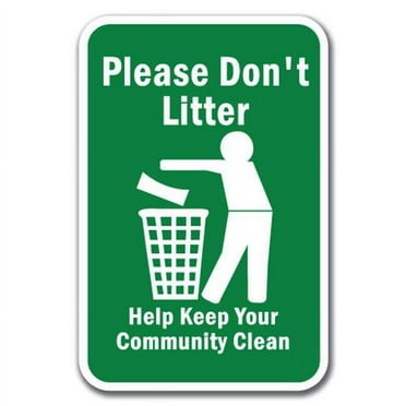 SignMission A-1218 Dumpster - NoOutsiDump 12 x 18 in. Private Trash ...