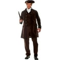 Brown Frock Coat Men's Adult Halloween Costume - Walmart.com