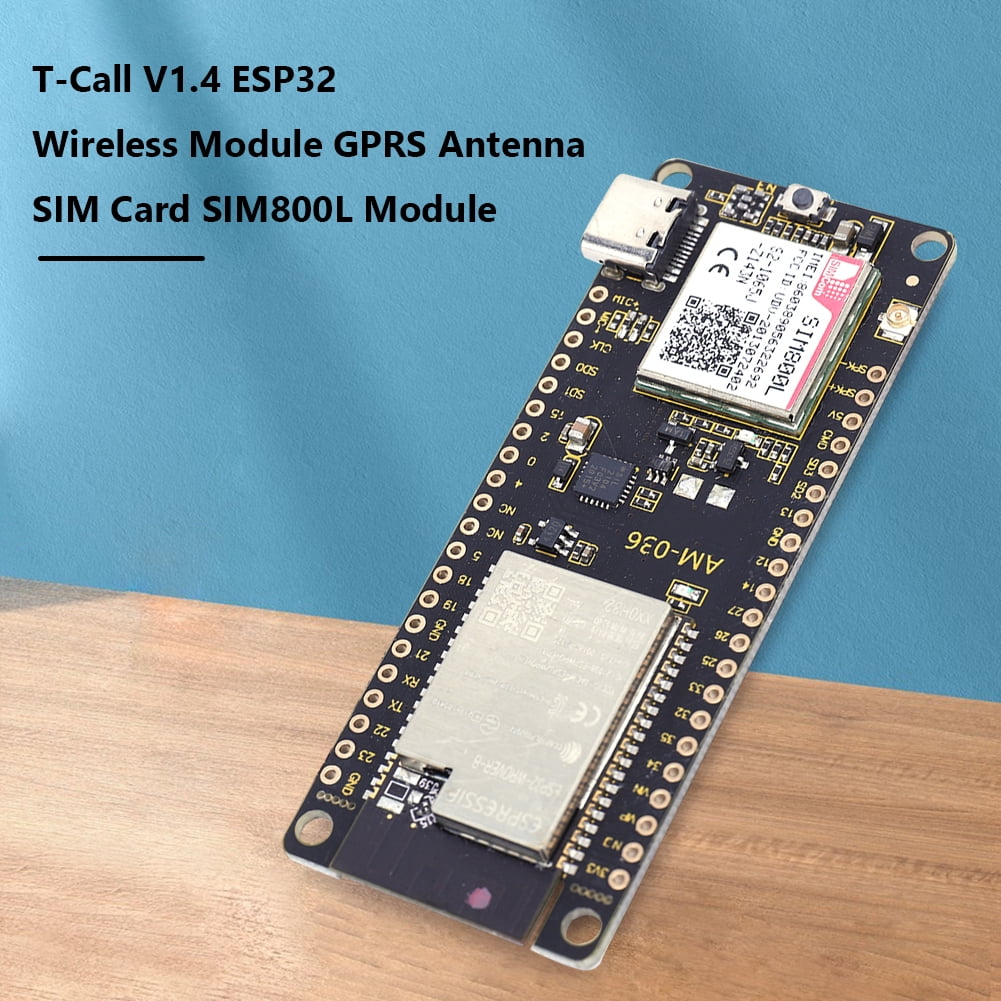 Módulo Inalámbrico Módulo inalámbrico T-Call V1.4 ESP32 Antena GPRS ...