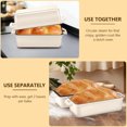 Enameled Cast Iron Bread Loaf Pan with Lid, 9x5 Sourdough Baking Pans ...