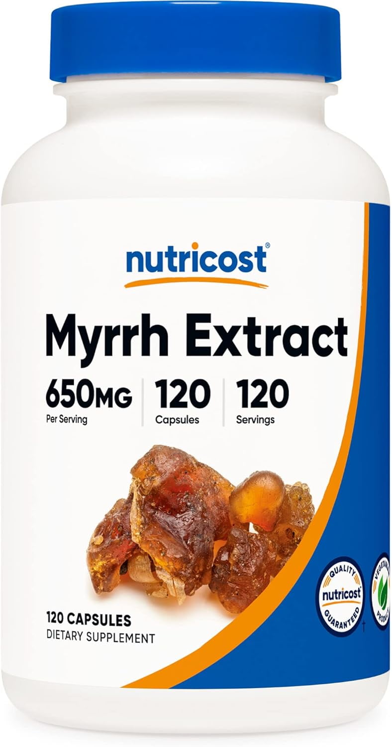 Nutricost Myrrh Extract | 650 Mg Per Serving | 120 Capsules | 120 ...