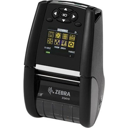 Zebra ZQ610 Mobile Direct Thermal Printer, Monochrome, Portable ...