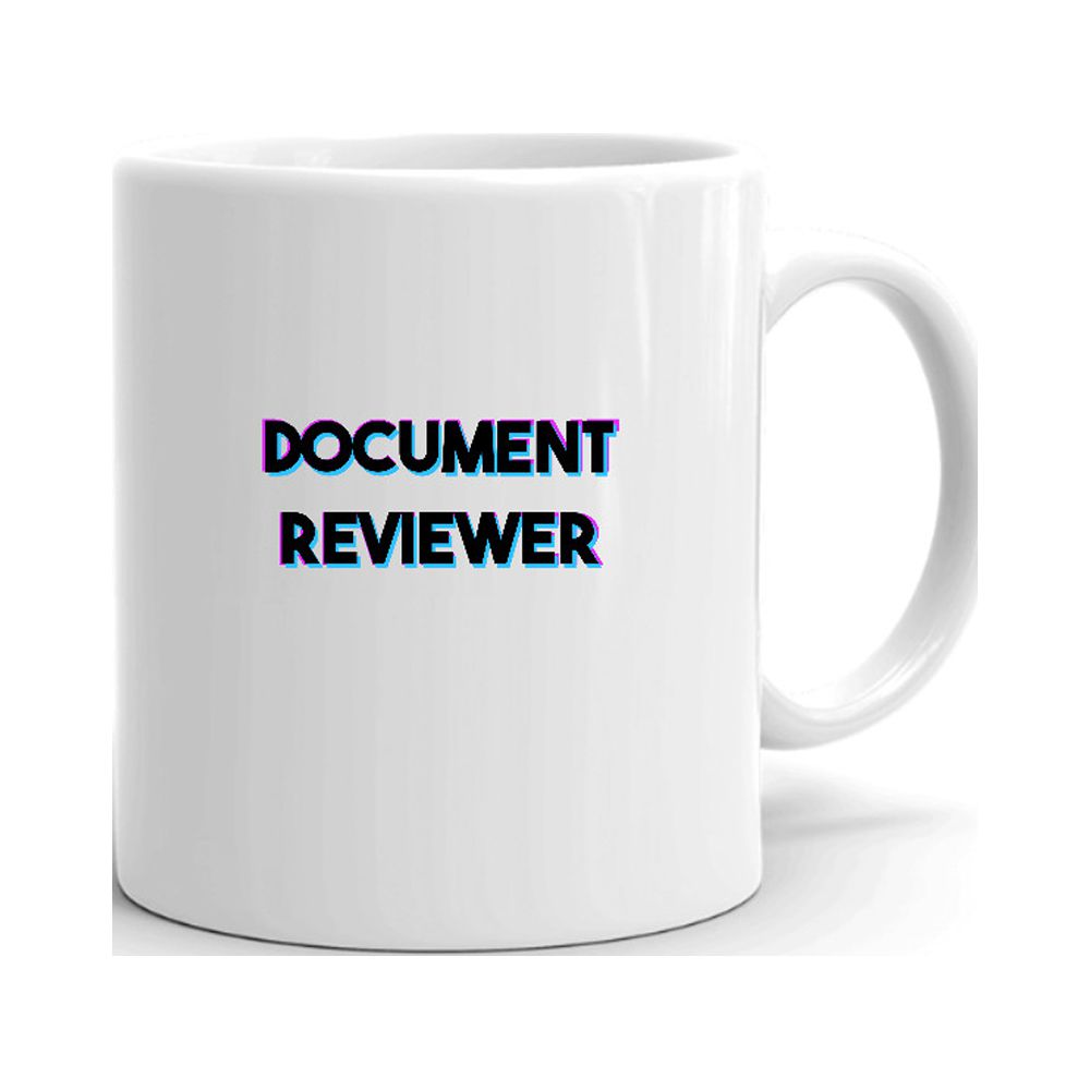 Tri Color Document Reviewer Ceramic Dishwasher And Microwave Safe Mug ...