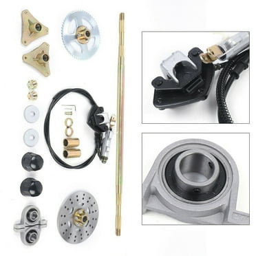 Motor Genic 29" Rear Axle Assembly Complete Wheel Hub Kit for Go Kart ...