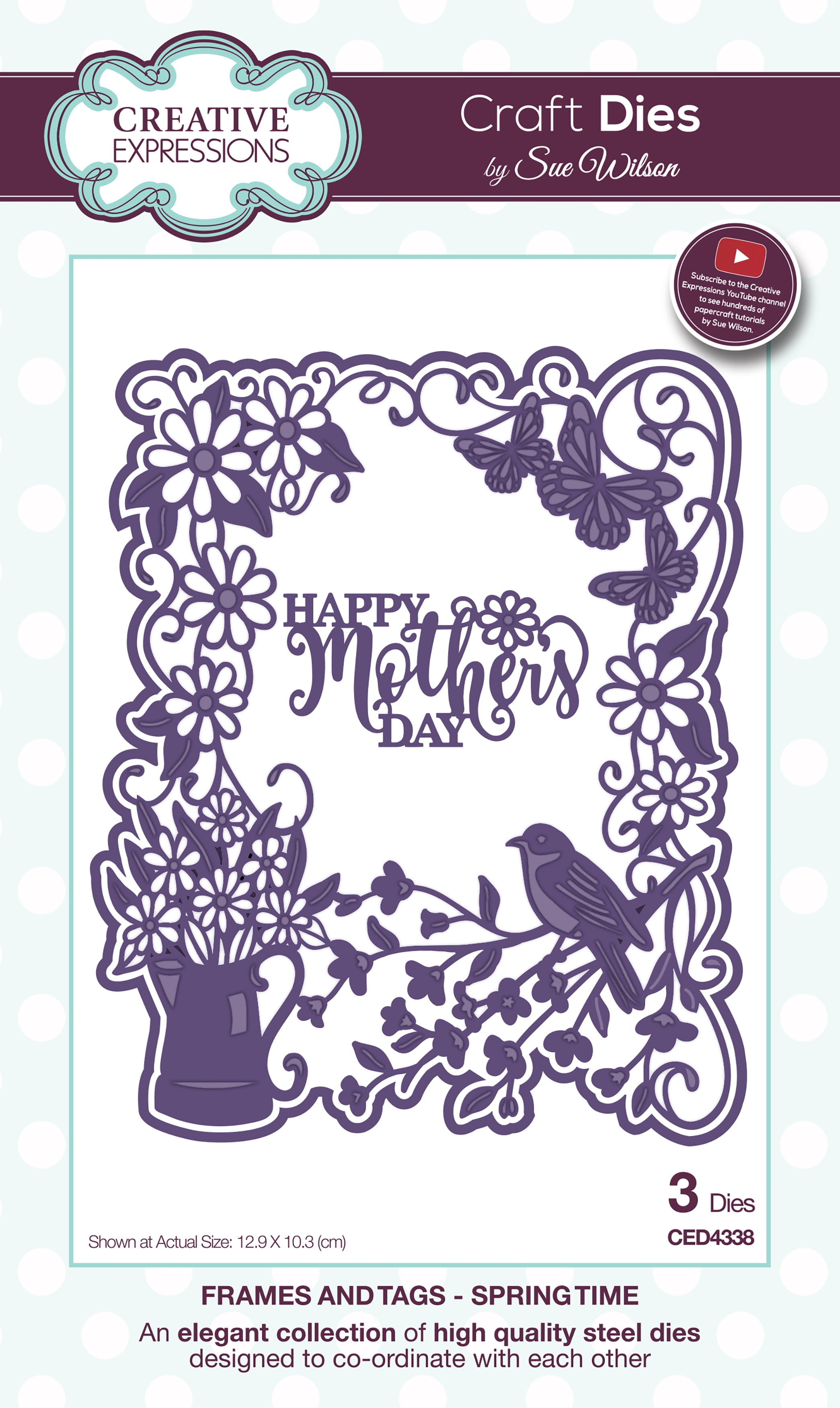 Creative Expressions Craft Dies By Sue Wilson-Frames & Tags-Springtime ...