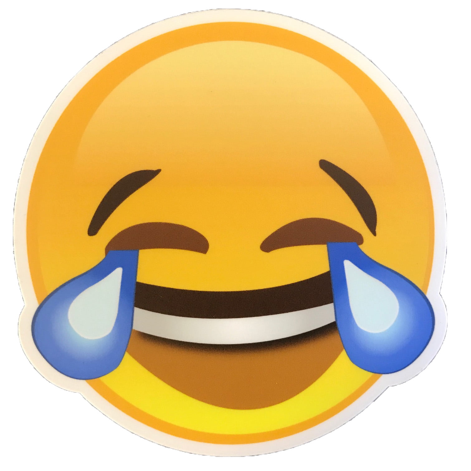 Laptop Sticker School Funny Cartoon Sticker Laughing Emoji Sticker ...