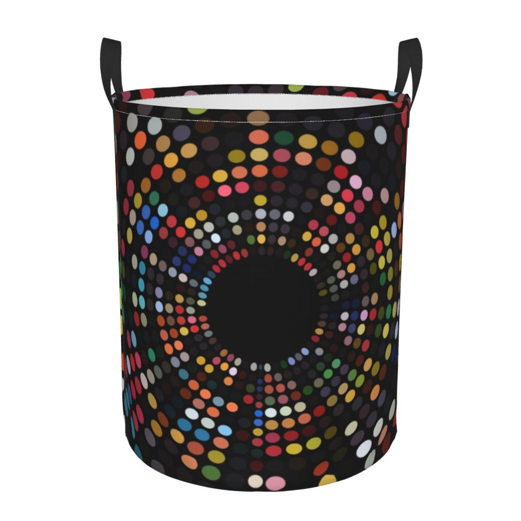 DouZhe Waterproof Collapsible Large Laundry Baskets, Psychedelic Spotty ...