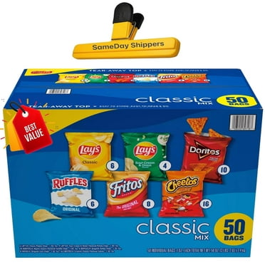Doritos Tortilla Chips Snack Bags, Multi Lunch Mix, Multipack Variety ...