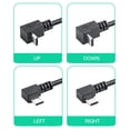 Angled Tiny USB Chargers Cable 90 Degree Designs Right Angled Charging ...