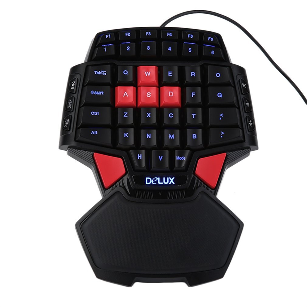 T9 47 Keys Mini Professional USB Wired Gaming Keyboard Double Space Key ...
