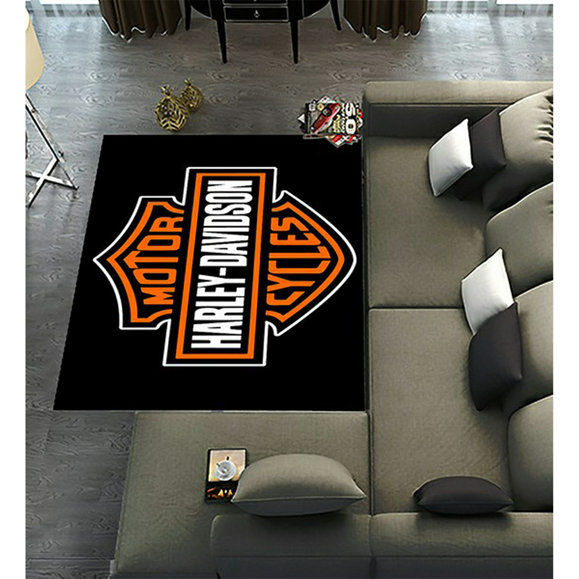 Click here for Deyoung Deyou Harley Davidson Flag Area Rugs 6 X 9... prices