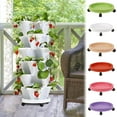 OAVQHLG3B 12.59 Inch Mobile Stacked Planter Tray,Plastic Gardening Pot ...
