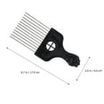 Spatiy Wide Hair Pick Comb Handle Afro Combs Hair Detangling Comb ...