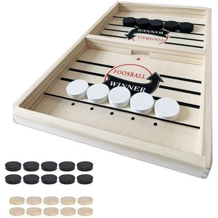 Great Fast Puck Game for Adults and Kids Family Board Game Foosball ...
