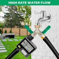 2 Way Brass Y Garden Hose Splitter, 3/4" GHT Thread, Outdoor Watering ...