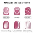 SDJMa 3-in-1 Cat Eye Nail Gel with Heart Magnet - Super Suction, Salon ...